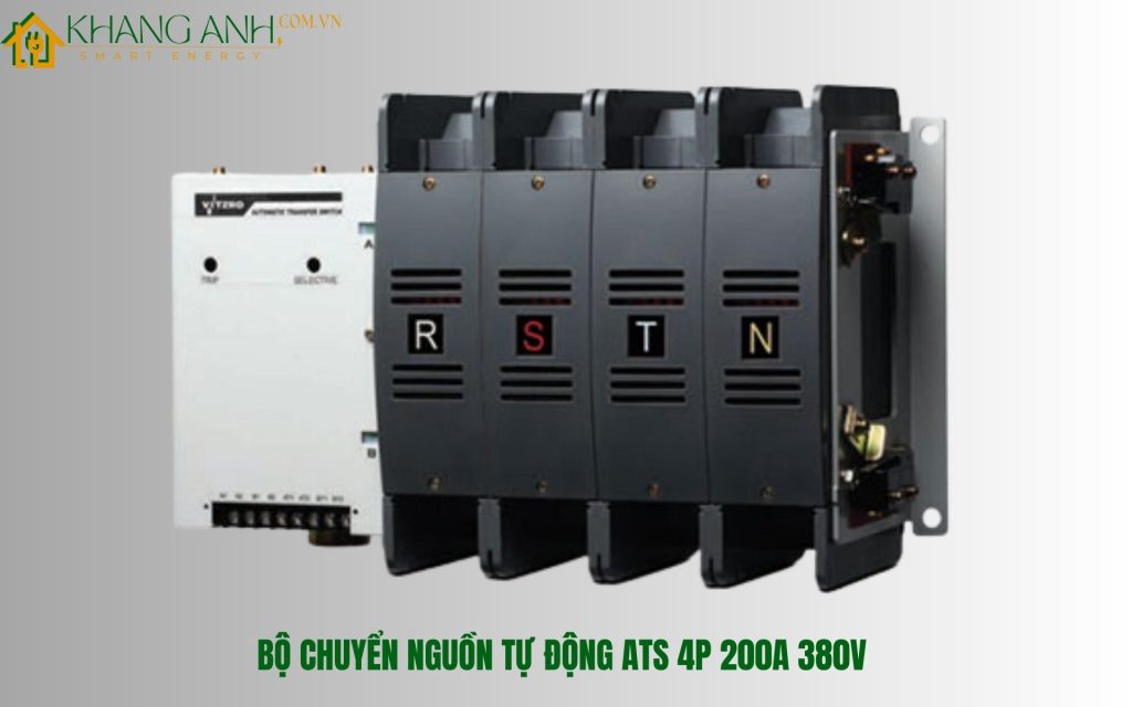 ATS Chuyển Nguồn Tự Động 4P 200A Vitzro Hàn Quốc | Bảo Hành 1 Năm ...