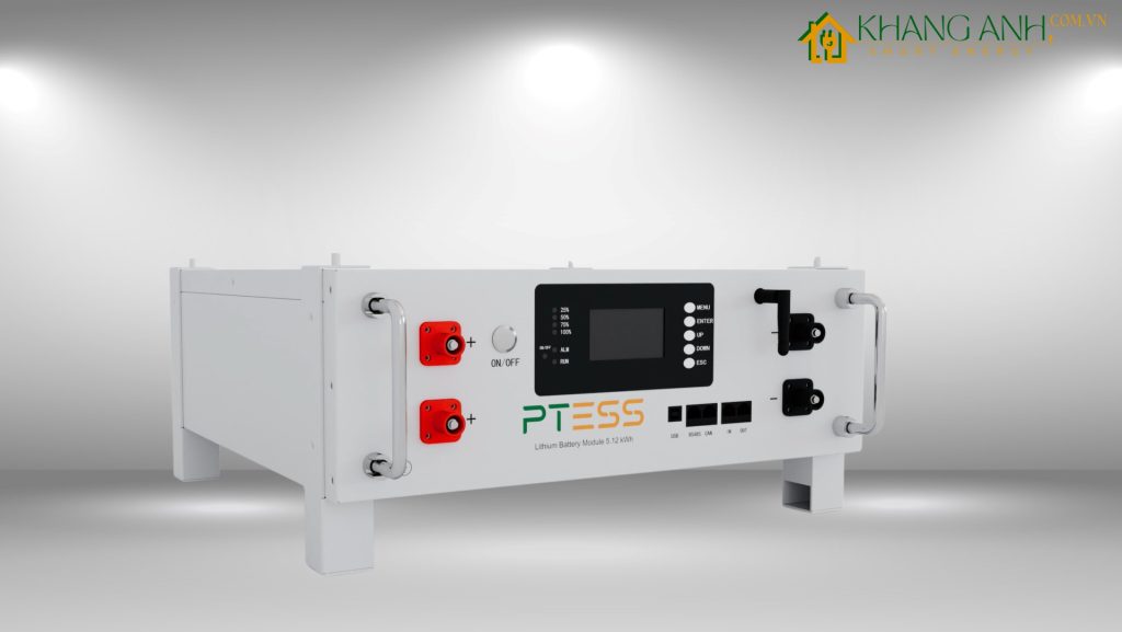 Pin Lưu Trữ Lithium PTESS 51.2V 100Ah Rack | PT-ESS-R5120 - CÔNG TY ...