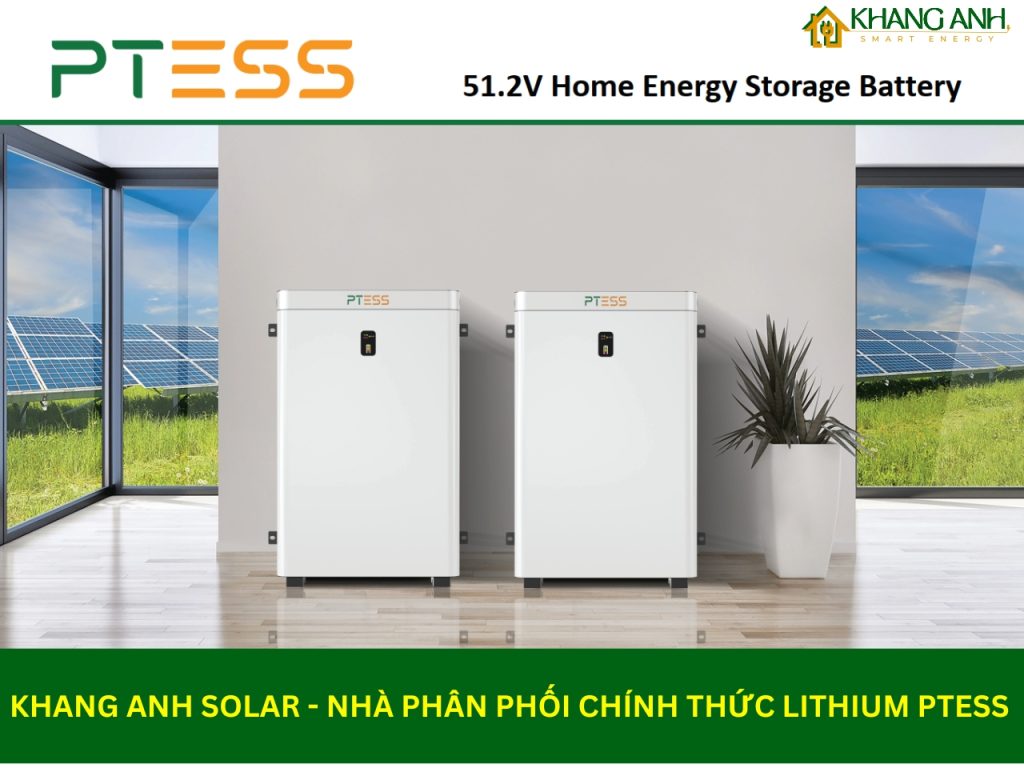 Pin Lưu Trữ Lithium PTESS 51.2V 200Ah Treo Tường | PT-ESS-W10240 - CÔNG ...