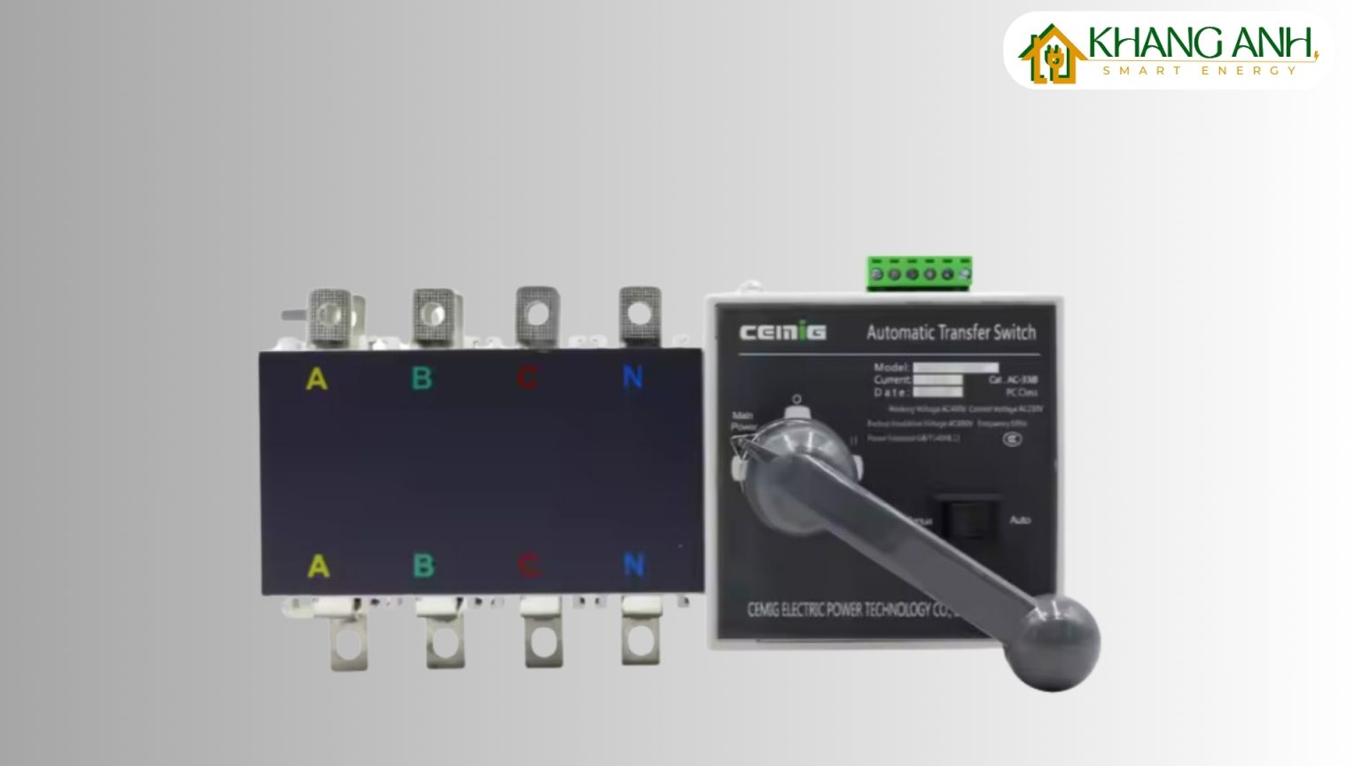 ATS Chuyển Nguồn Tự Động 2P - 4P 100A Cemig | Bảo Hành 1 Năm - CÔNG TY TNHH NĂNG LƯỢNG KHANG ANH