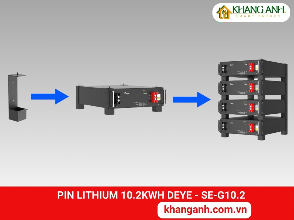 Pin Lithium Deye 10kWh 51.2V 200Ah SE-G10.2 Mới Nhất | Bảo Hành 5 Năm - CÔNG TY TNHH NĂNG LƯỢNG ...
