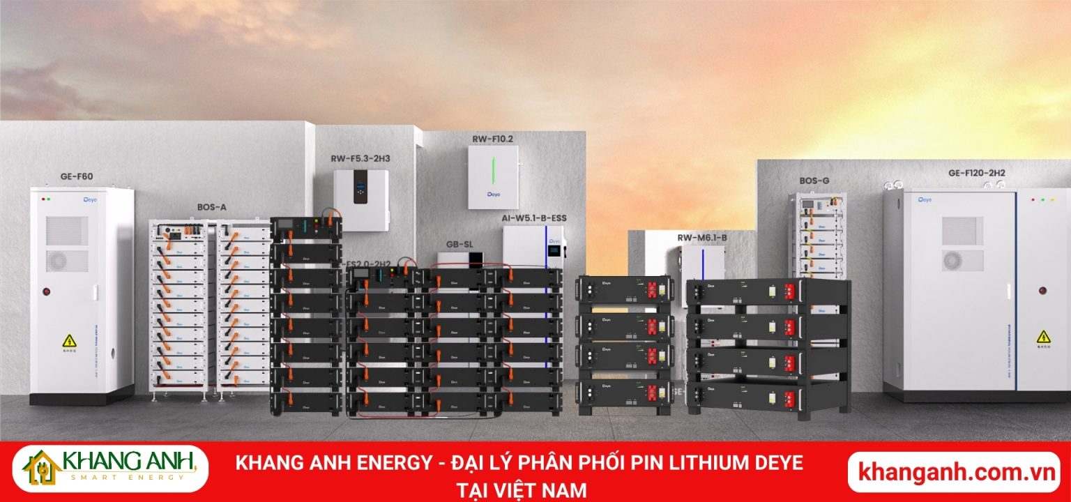 Pin Lithium Deye 5kWh 51.2V 100Ah SE-G5.1 Mới Nhất | Bảo Hành 5 Năm ...
